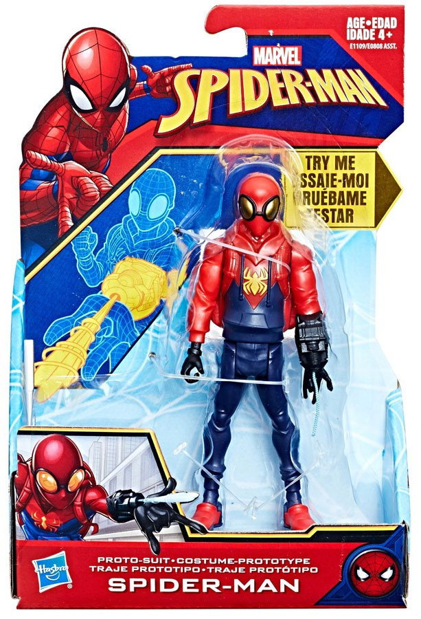 Marvel Spider-Man Quick Shot Proto Suit Spider-Man 6 Action Figure ...
