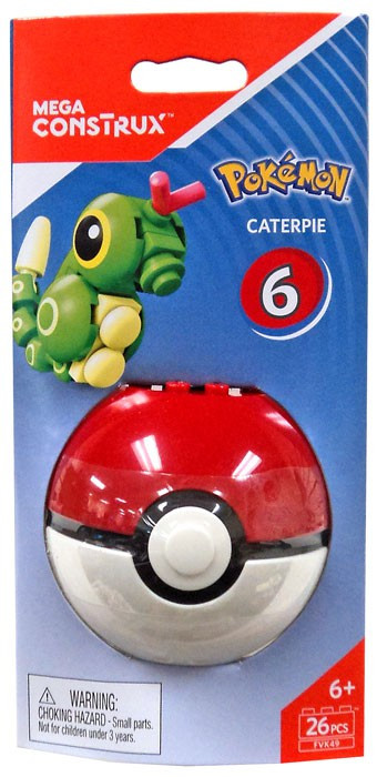 Pokmon Series 6 Caterpie Set Mega Construx - ToyWiz