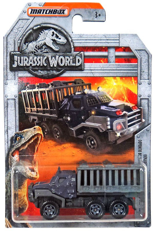 Jurassic World Matchbox Armored Action Transporter 164 Diecast Vehicle ...