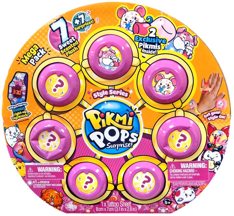 Pikmi Pops Surprise Style Series Marshmallow Mega Pack 7 Plush 7 ...