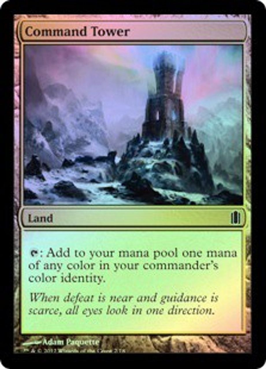Magic The Gathering Assorted Promo Cards Single Card Foil Command Tower ...