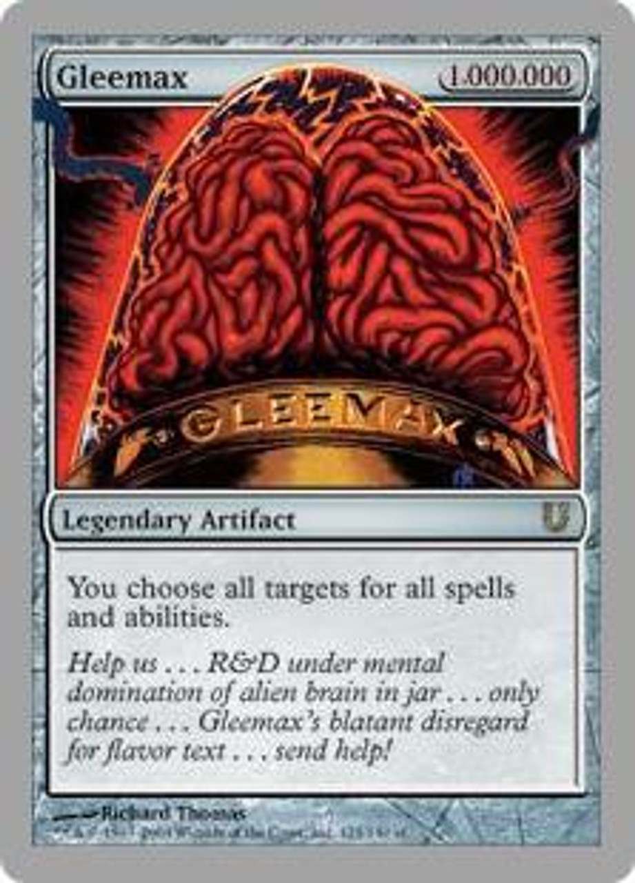 Magic The Gathering Unhinged Single Card Rare Gleemax 121 Foil ToyWiz magic-the-gathering-unhinged-single-card-rare-gleemax-121-foil-toywiz
