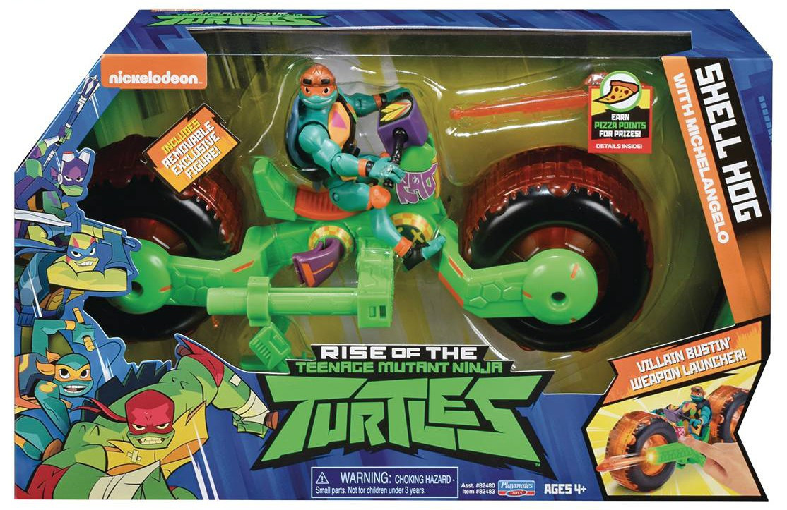 Teenage Mutant Ninja Turtles Nickelodeon Rise of the TMNT Michelangelo ...