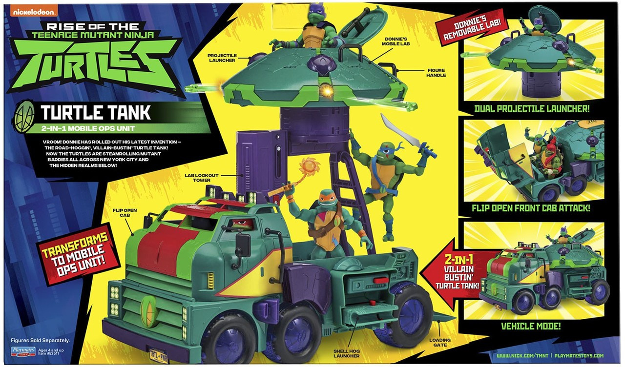 Teenage Mutant Ninja Turtles Nickelodeon Rise of the TMNT Turtle Tank ...