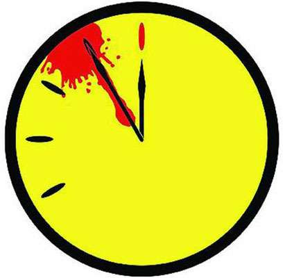 NECA Watchmen Bloody Doomsday Clock Patch - ToyWiz