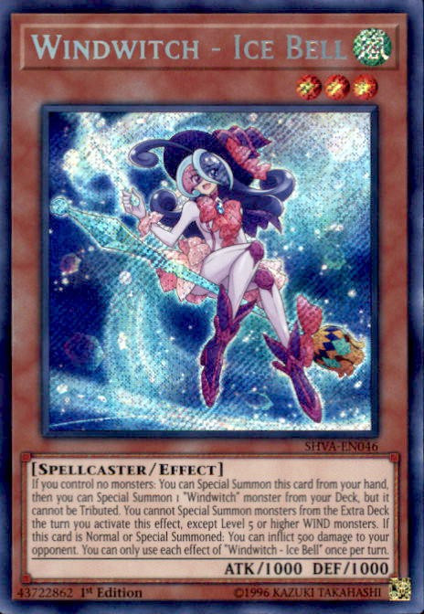 YuGiOh Shadows over Valhalla Single Card Secret Rare Windwitch - Ice ...