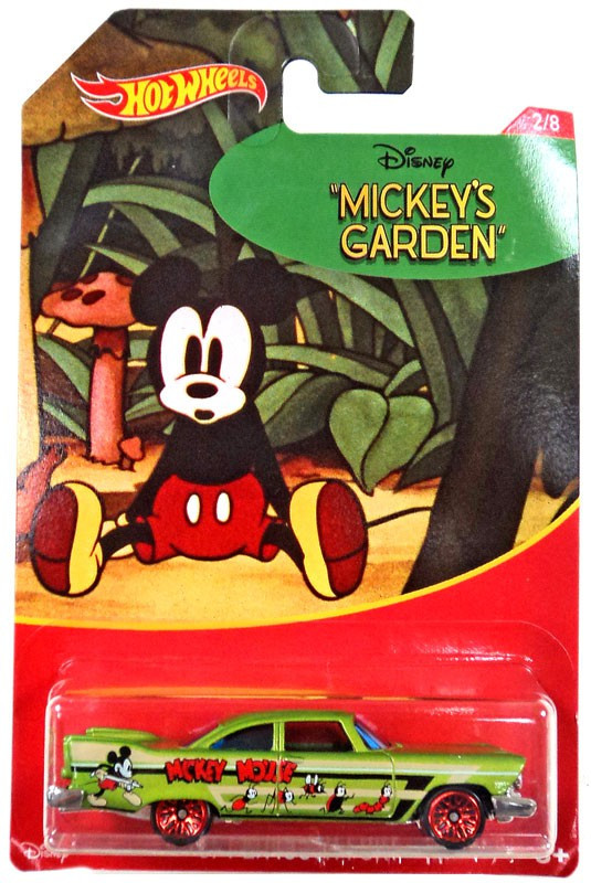 Disney Hot Wheels Mickey Mouse 57 Plymouth Fury Die Cast Car 28 Mattel ...