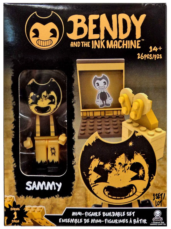 Bendy and the Ink Machine Mini Figure Sammy Buildable Set PhatMojo - ToyWiz