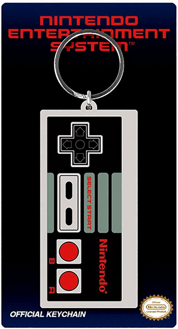 Super Mario NES Controller Keychain Pyramid America - ToyWiz