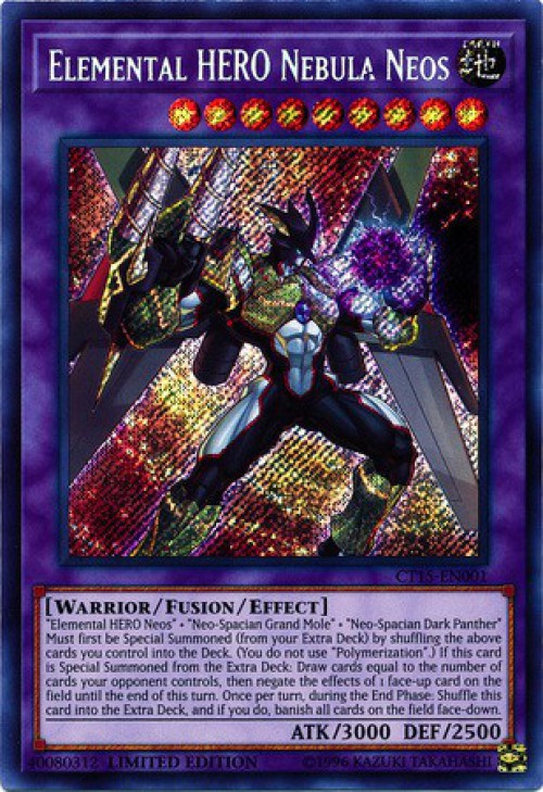 YuGiOh 2018 Mega-Tin Mega Pack Single Card Secret Rare Elemental HERO ...