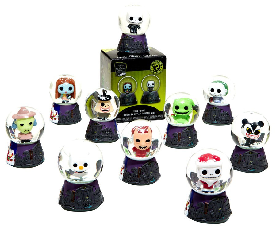 Funko Nightmare Before Christmas Mystery Minis Snow Globe NBX Exclusive ...