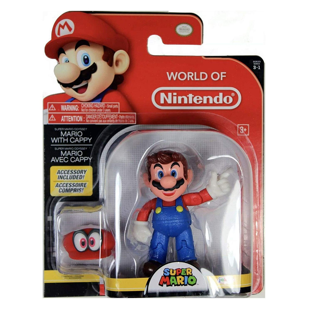 World of Nintendo Wave 13 Mario Odyssey with Hat 4 Action Figure RANDOM ...