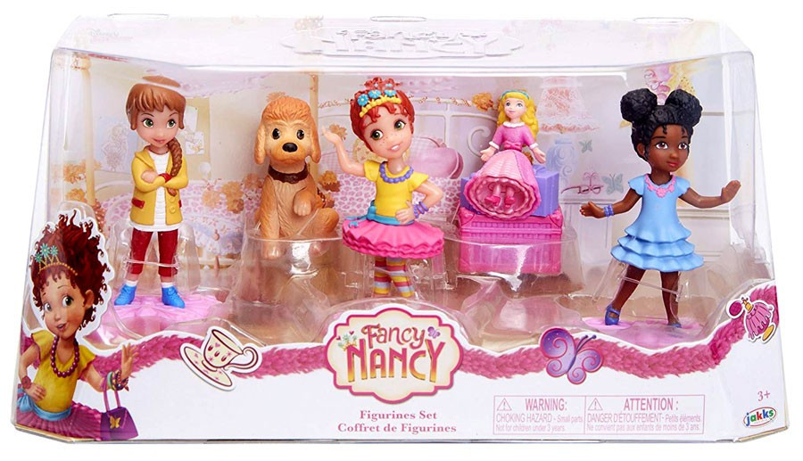 Disney Junior Fancy Nancy Fancy Nancy Figurine 5-Pack Jakks Pacific ...