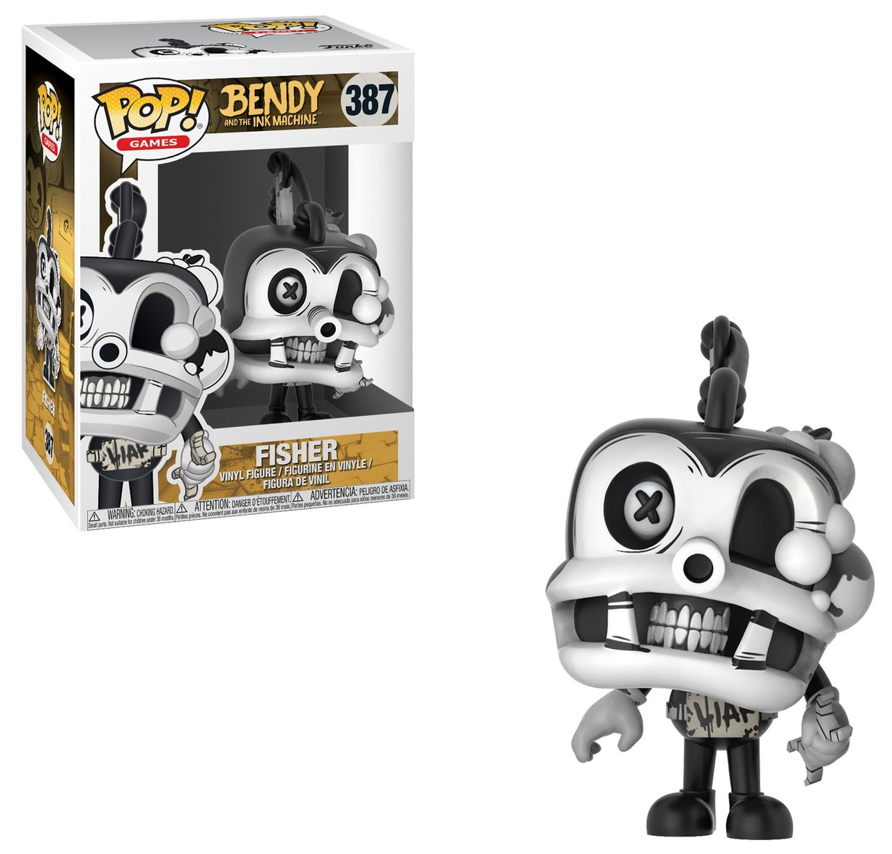 Funko Bendy and the Ink Machine POP Games Fisher Vinyl Figure 387 - ToyWiz