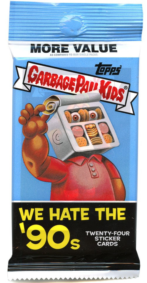 Garbage Pail Kids Topps We Hate the 90s Trading Sticker Card RETAIL Fat ...