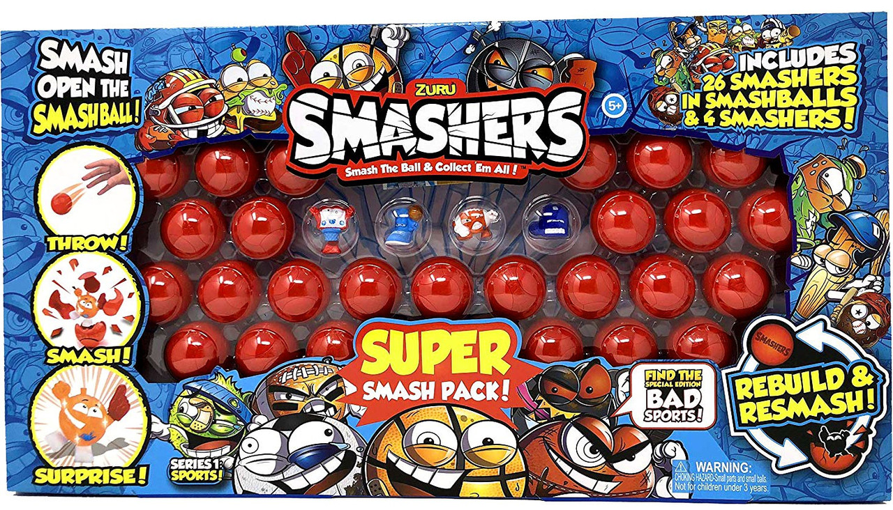 Smashers Series 1 Super Smash Pack Exclusive 30-Piece Set 26 Smashers ...