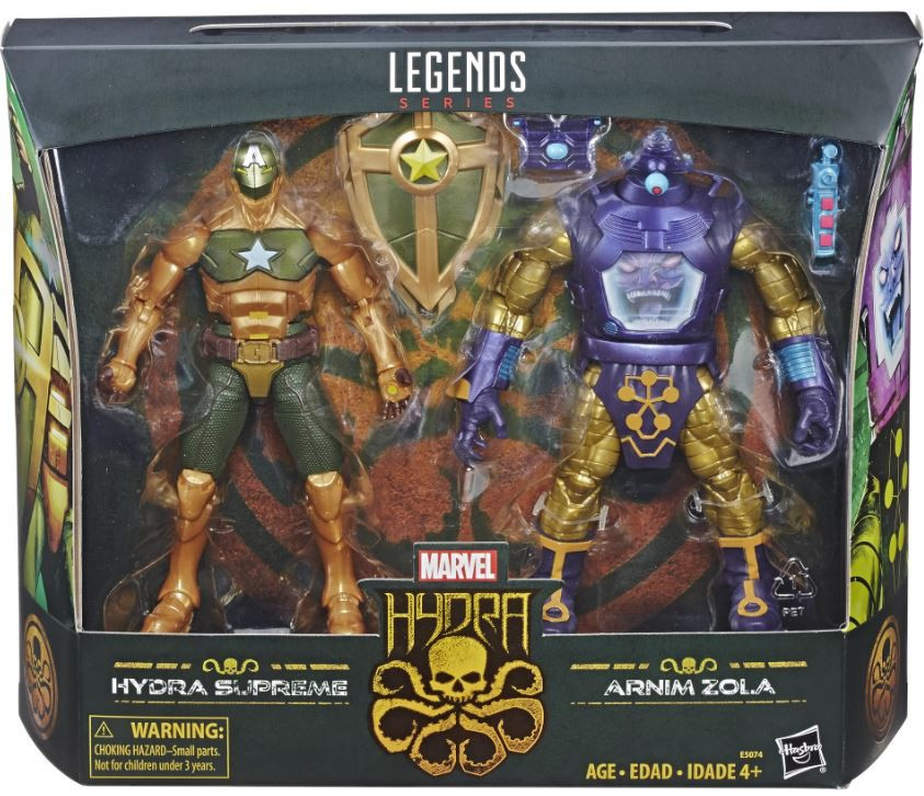 Marvel Legends Hydra Supreme Arnim Zola 6 Action Figure 2-Pack Hasbro ...