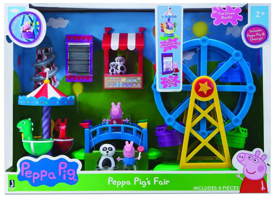 Peppa Pig Peppa Pigs Fair Exclusive Playset Jazwares - ToyWiz