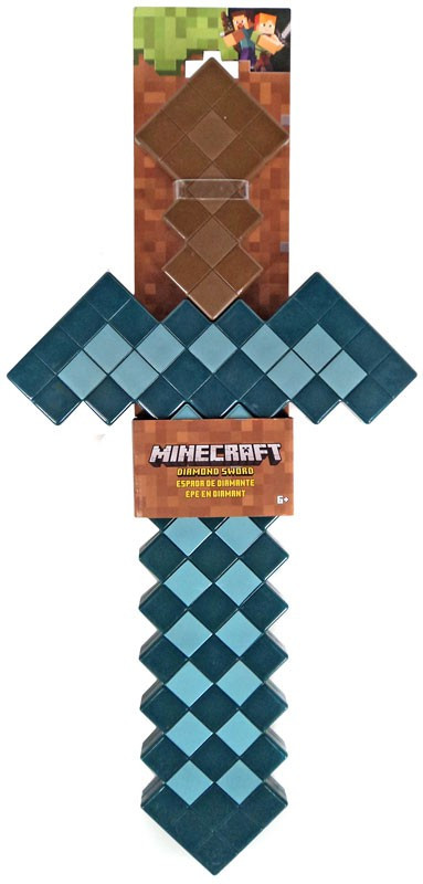 Minecraft Diamond Sword Roleplay Toy Mattel - ToyWiz