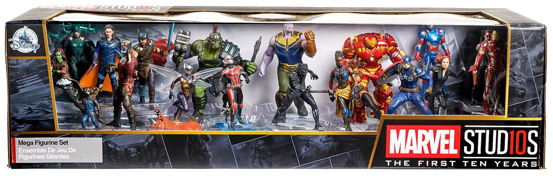Disney Marvel Marvel Studios Exclusive 20-Piece PVC Mega Figurine ...