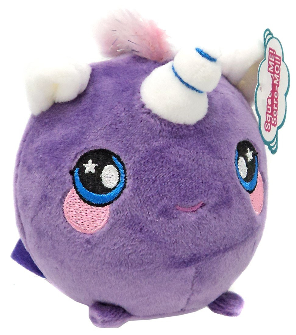 Squeezamals Series 2 Kate Unicorn 3.5 Plush Squishamals - ToyWiz