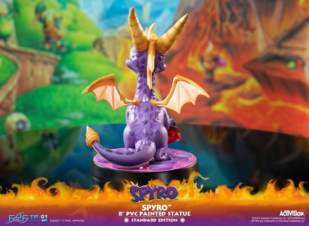 Spyro Spyro Collectible PVC Statue Standard Version First 4 Figures ...