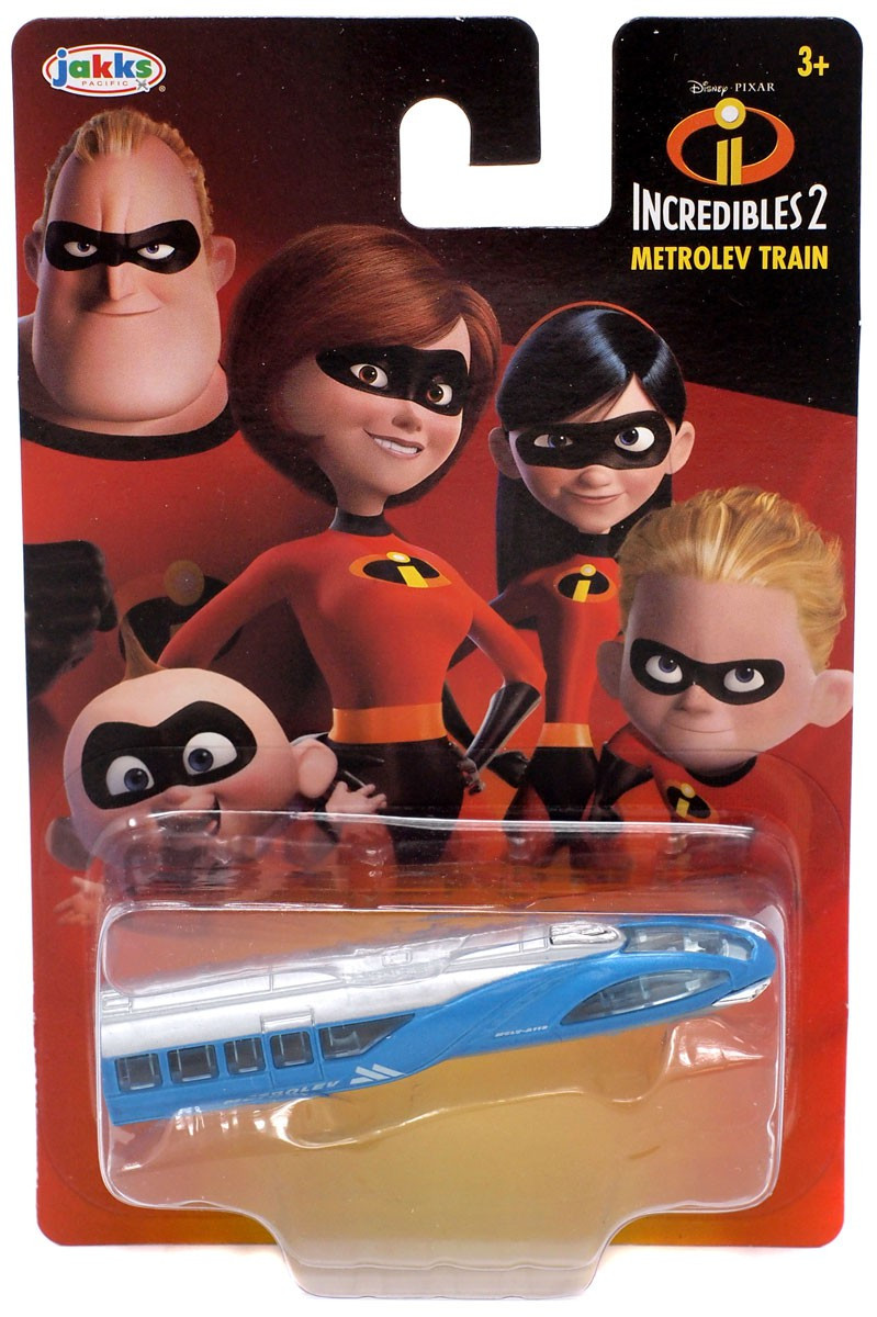 Disney Pixar Incredibles 2 Metrolev Train Diecast Car Jakks Pacific ...