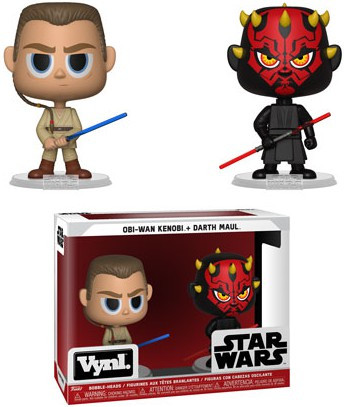 Funko Star Wars Vynl. Obi-Wan Kenobi Darth Maul Vinyl Figure 2-Pack ...