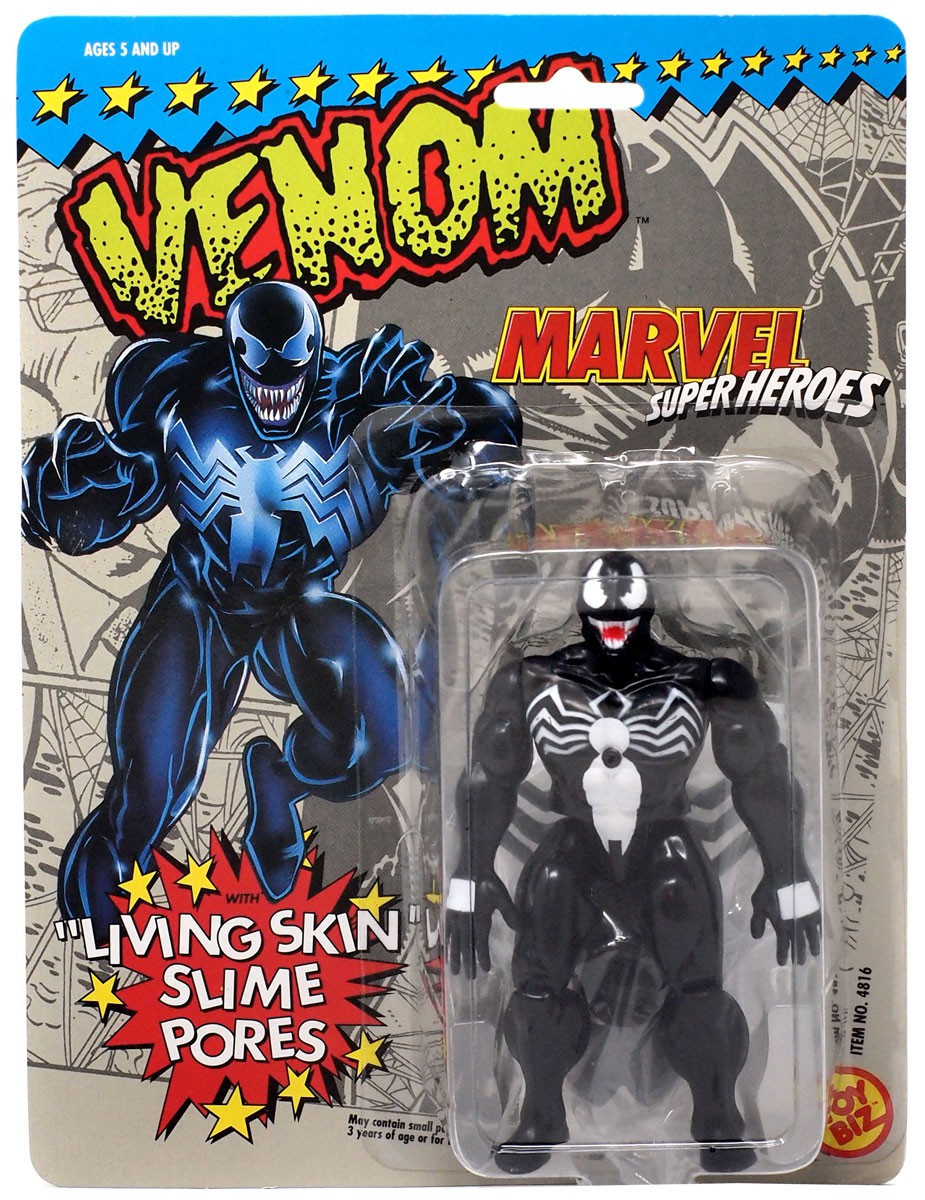 Marvel Venom Super Heroes Venom 5 Action Figure Living Skin Slime Pores ...