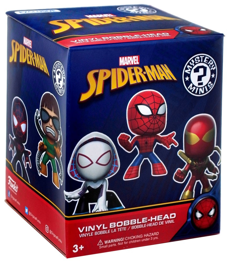 Funko Marvel Spider-Man Mystery Minis Spider-Man Exclusive Mystery Pack ...