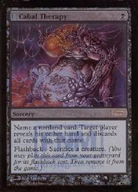 Magic The Gathering Friday Night Magic Single Card Promo Cabal Therapy ...