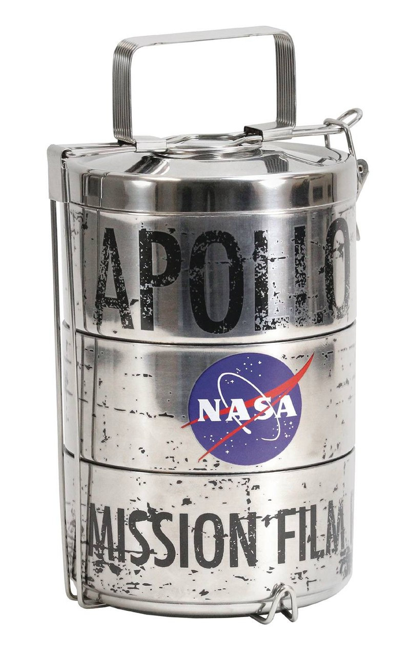 NASA Mission Film Canister Apollo Moon Landing Lunch Tin Crowded Coop ...
