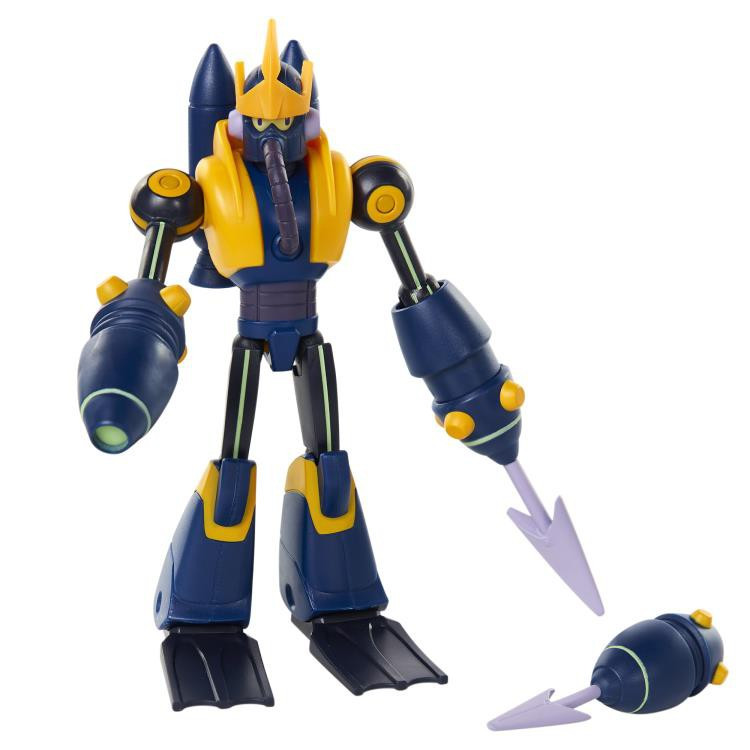 Mega Man Fully Charged Series 1 Wave Man 5 Action Figure Jakks Pacific ...