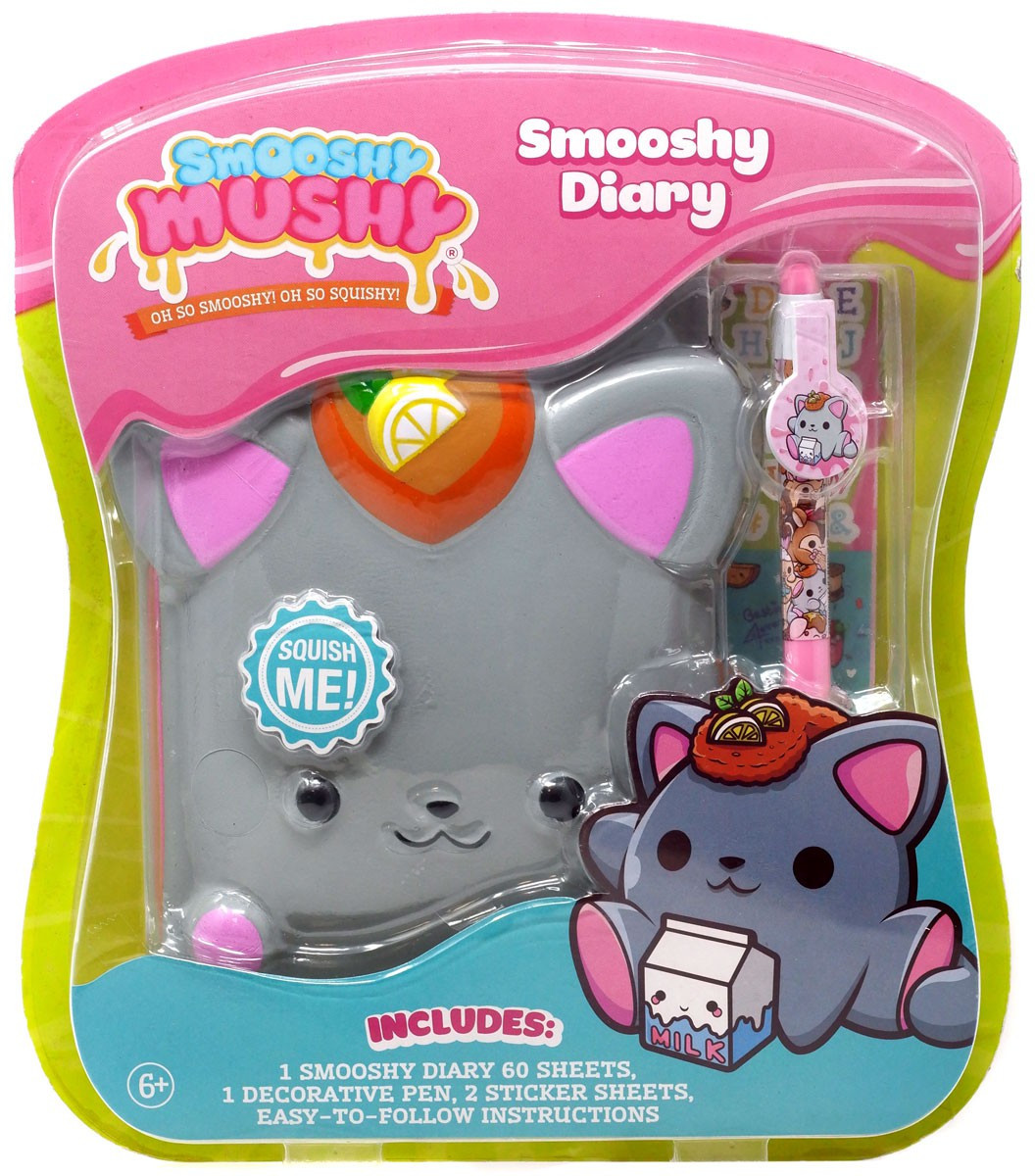 Smooshy Mushy Smooshy Diary Cat Horizon Group - ToyWiz