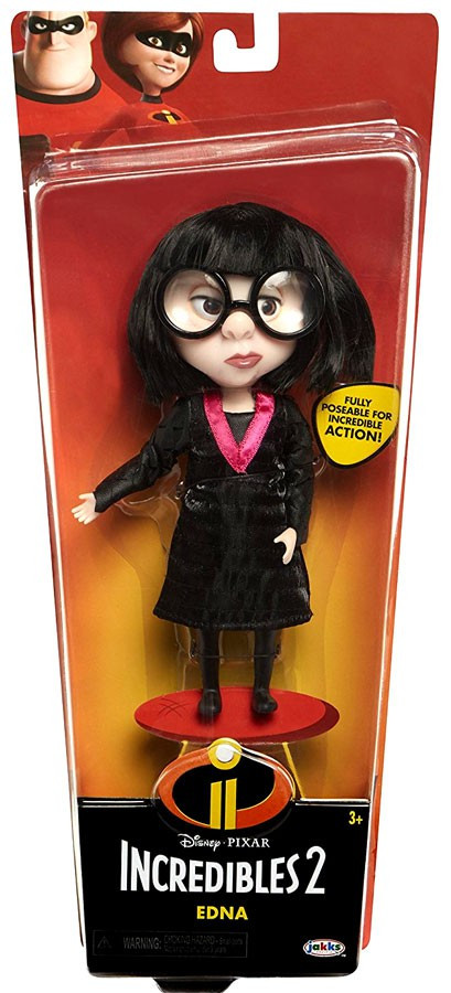 Disney Pixar Incredibles 2 Edna 6 Doll Black Dress, Damaged Package ...