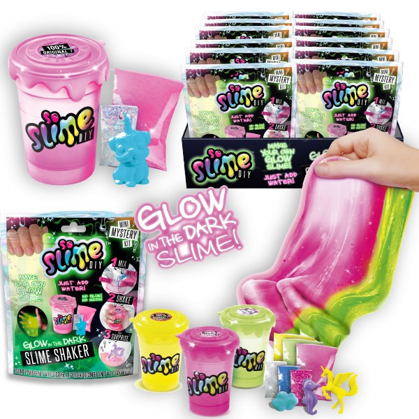 So Slime DIY Slime Shaker Glow In The Dark Mini Mystery Kit Pack Canal ...