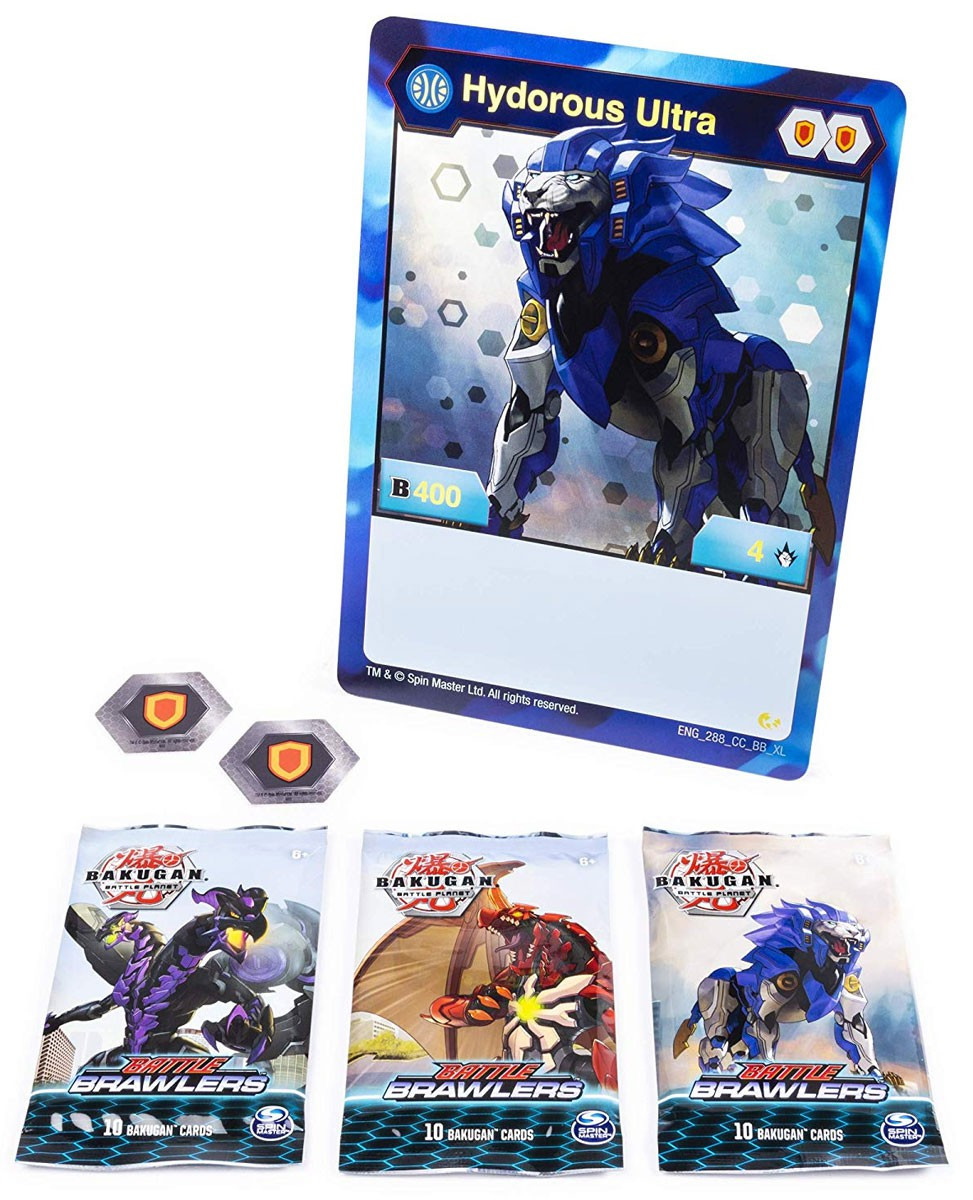 Bakugan Battle Planet Battle Brawlers Hydorous Card Collection Spin ...
