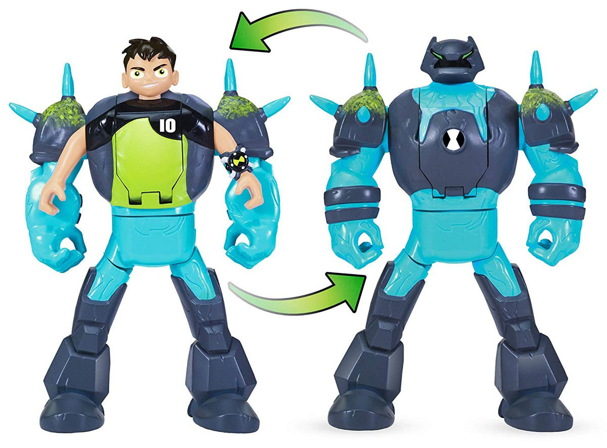 Ben 10 Transforming Ben-to-Shockrock 5 Action Figure Playmates - ToyWiz