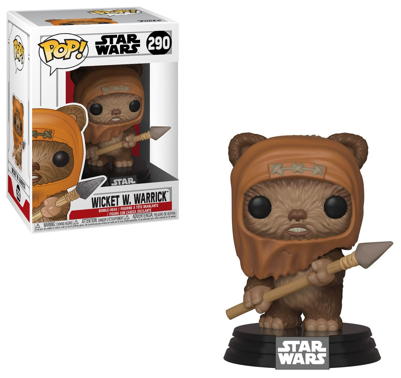 Funko Star Wars Return of the Jedi POP Star Wars Wicket Vinyl Figure ...