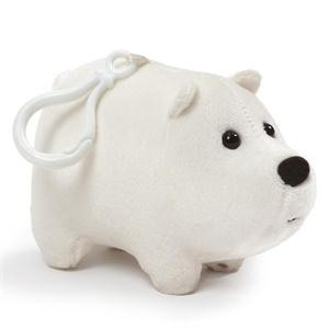 We Bare Bears Ice Bear 2.5 Plush Backpack Clip Gund - ToyWiz