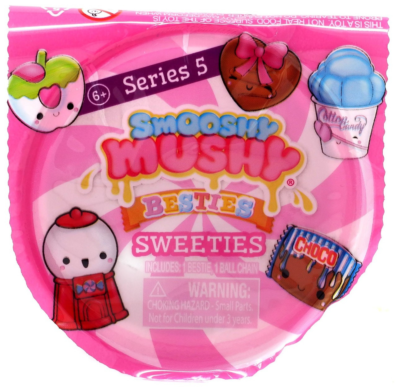 Smooshy Mushy Besties Series 5 Sweeties Mystery Pack Pink Redwood - ToyWiz