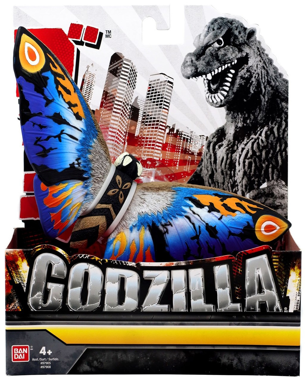 Godzilla Rainbow Mothra 6.5 Vinyl Figure 2019 Bandai America - ToyWiz