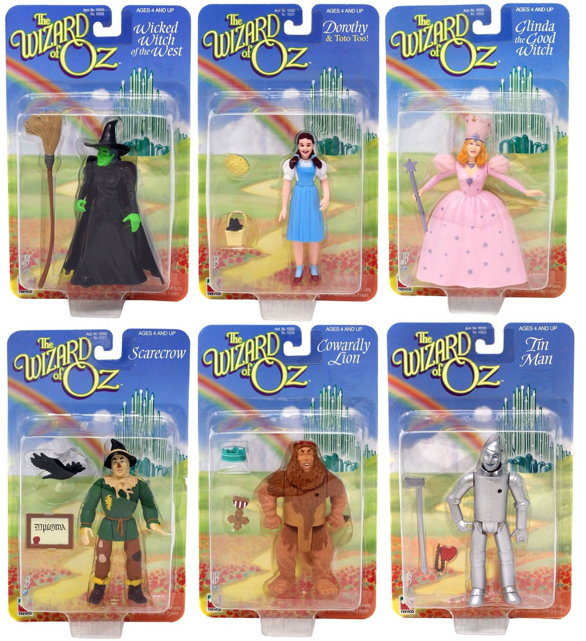 The Wizard of Oz The Wizard of Oz 5.5 Mini Doll Set Glinda, Cowardly ...