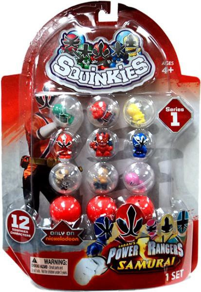 Power Rangers Samurai Power Rangers Squinkies Series 1 Mini Figures ...