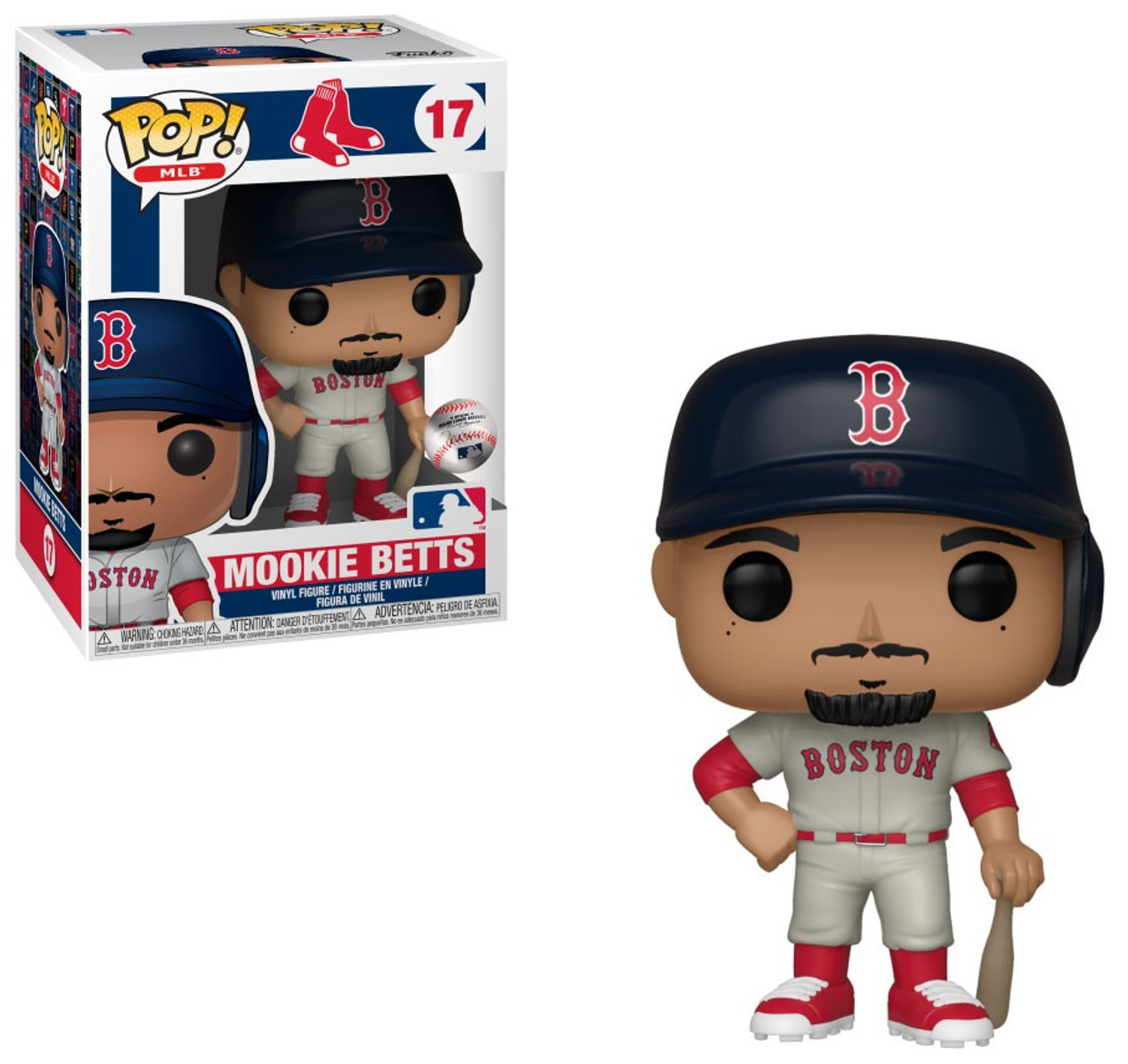 Funko Mlb Boston Red Sox Pop Sports Baseball Mookie Betts Vinyl Figure