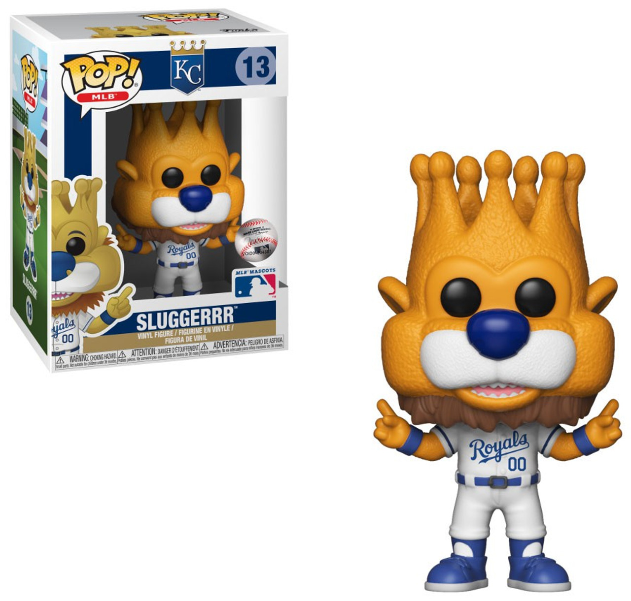 Funko Mlb Kansas City Royals Pop Sports Baseball Sluggerrr Vinyl Figure