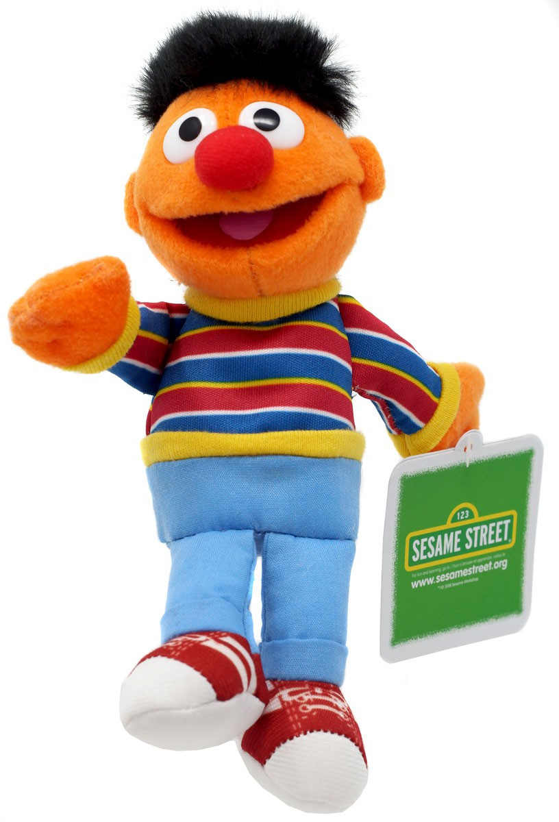 Sesame Street Ernie 6 Beanbag Plush Gund - ToyWiz