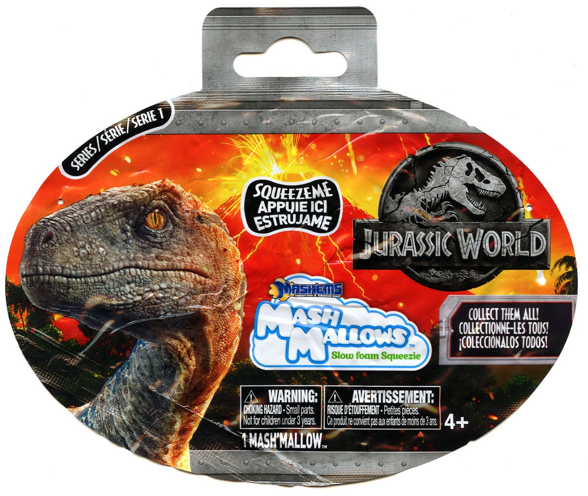 Jurassic World MashEms Mash Mallows Mystery Pack Basic Fun - ToyWiz