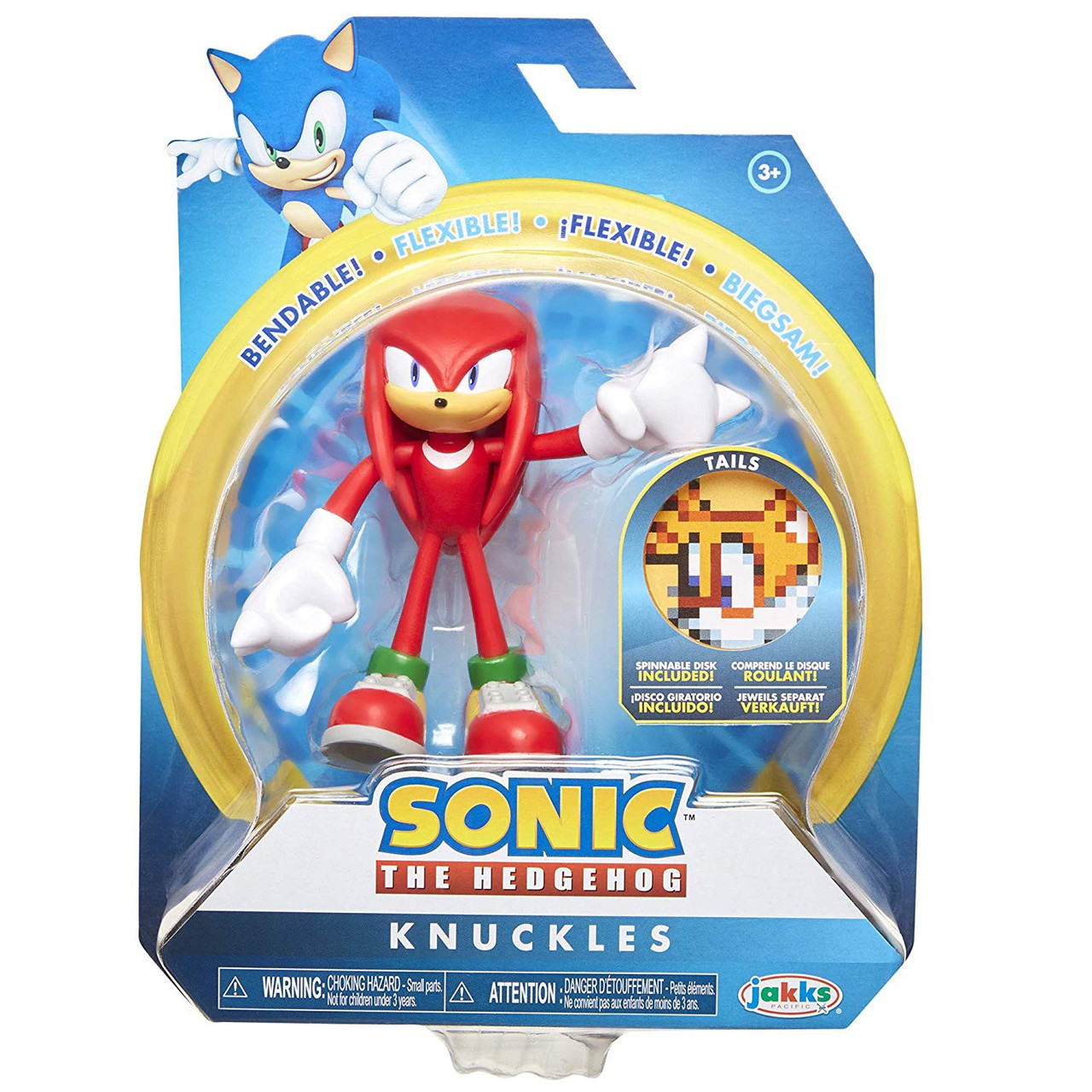 Sonic The Hedgehog 2020 Series 1 Knuckles 4 Action Figure Jakks Pacific ...