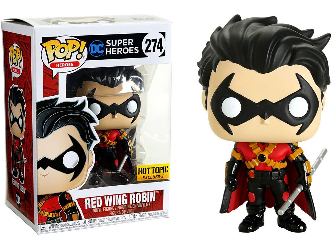 Funko DC Universe POP Heroes Red Wing Robin Exclusive Vinyl Figure 274 ...